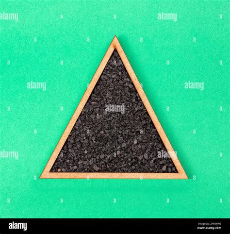 Activated Carbon To Purify Water Triangle Bowl Stock Photo Alamy