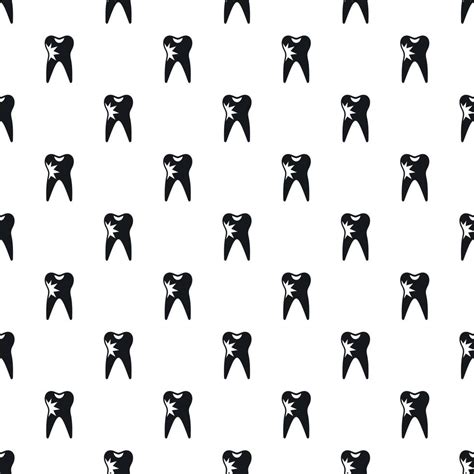 Tooth Pattern Simple Style 15209243 Vector Art At Vecteezy