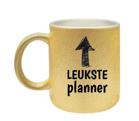 Gouden Mok Glitter Voor De Leukste Planner
