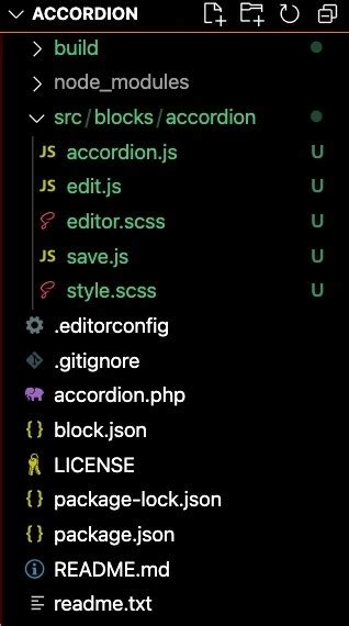 Create An Accordion Block Rareview