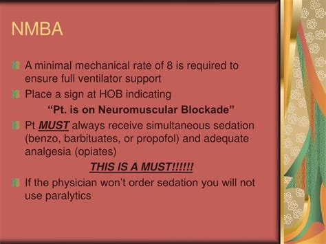 Ppt Continuous Neuromuscular Blockade Powerpoint Presentation Id