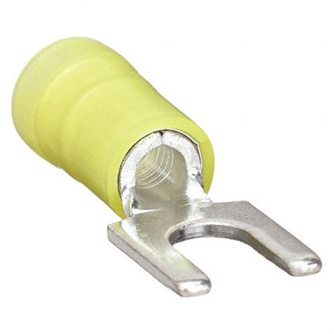 Panduit Yellow Nylon Fork Terminal 39az57 Pn10 8f L Grainger