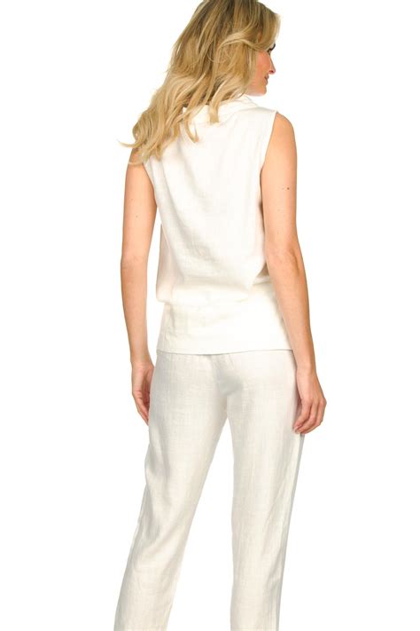 Sleeveless Top Dee White Jc Sophie Little Soho