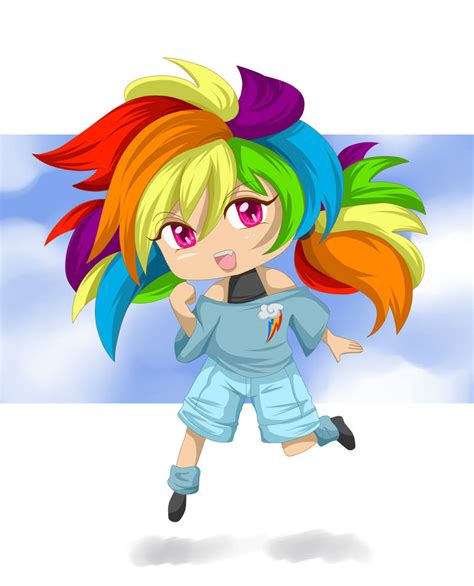 Rainbow Dash Chibi By Auguratricis On Deviantart
