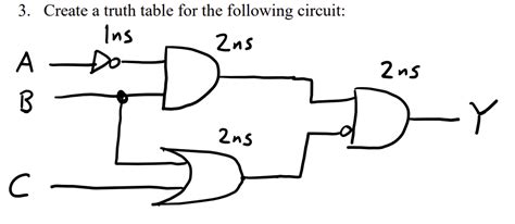 Solved 4 What Is The Propagation Delay Time For The Circuit