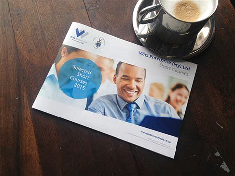 Wits Enterprise Short Course Brochure Behance