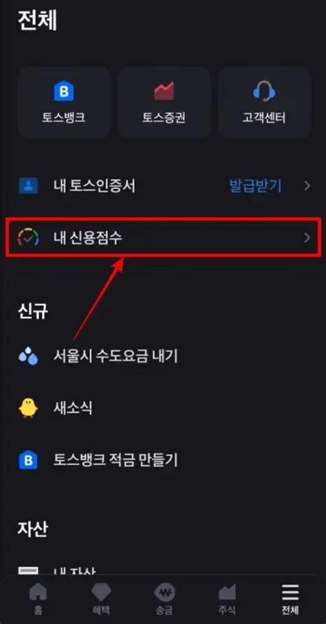 토스 신용점수 올리기 신용등급 점수표 신용점수 확인 가능한 앱