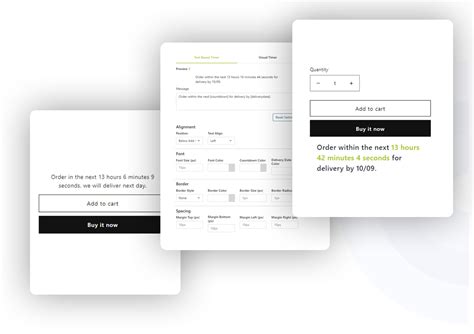 Estimated Delivery Countdown Timer Message And Date For Product Pages