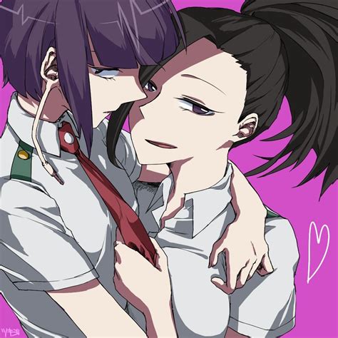 Momo X Jiro Jiro Kyoka And Yaoyorozu Momo Momojiro Hero Kyoka Boku No Hero Academia