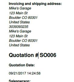 Quotation Sales Order Print Has Duplicate Address Issue 19843 Odoo