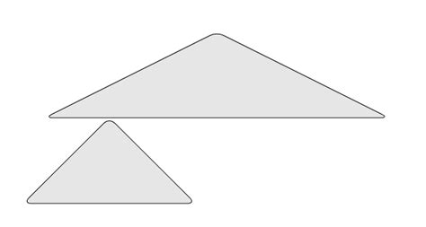 Drawing A Arrow Circle Between Two Overlapping Triangles Tex Latex