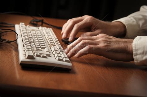 键盘上工作的双手高清图片下载 正版图片600659655 摄图网
