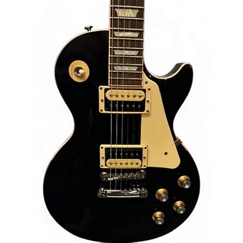 Used Gibson Used Gibson Les Paul Classic Ebony Solid Body Electric