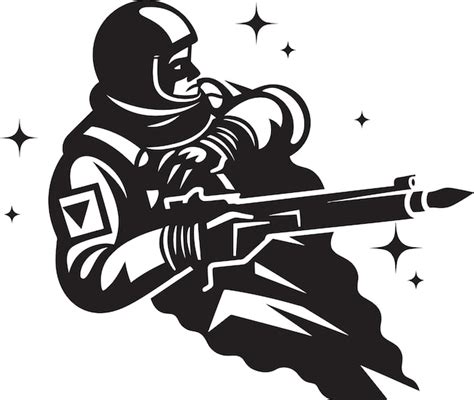Premium Vector Lethal Strikeforce Soldier Firing Rocket Emblem