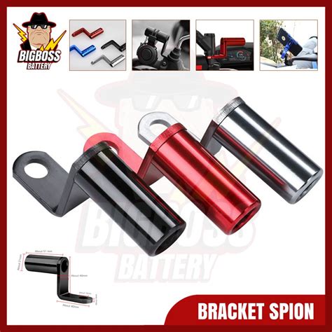 Jual Bracket Dudukan Holder Handphone Spion Motor Bracket Tambahan Motor Multifungsi Shopee