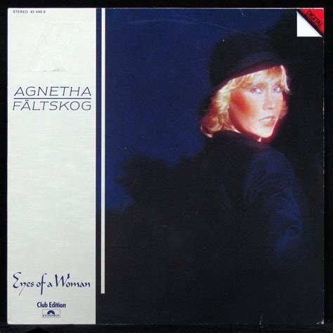 Пластинка Agnetha Faltskog Eyes Of A Woman club edition 1985 EX NM арт 325089
