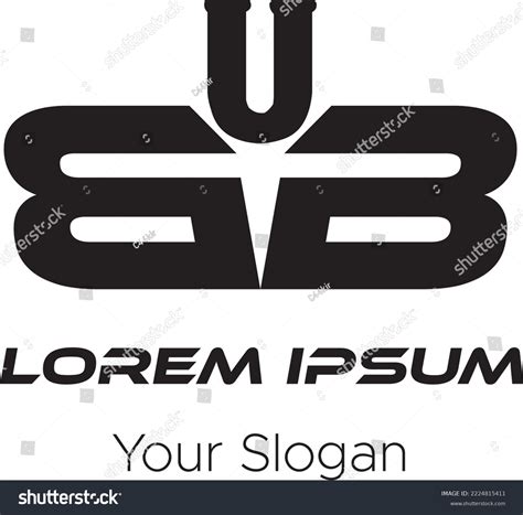 Bub Letter Logo Design Template Stock Vector Royalty Free 2224815411 Shutterstock