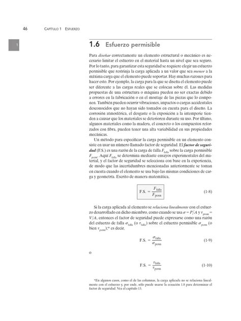 Esfuerzo Permisible Pdf