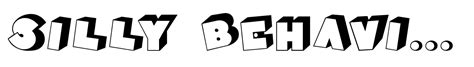 Silly Behavior Fuente Webfont And Desktop Myfonts
