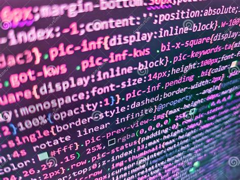 Pantalla De Codificación De Secuencias De Comandos De Equipo Análisis De Registros De Servidor