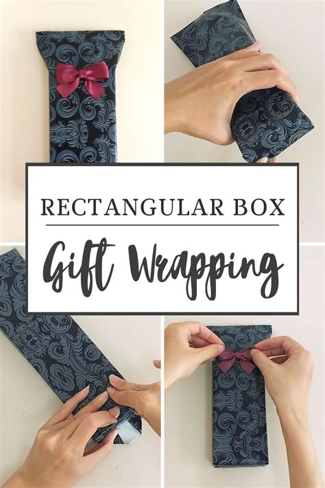 How To Gift Wrap A Rectangular Box Gift Wrapping Long Rectangular Box