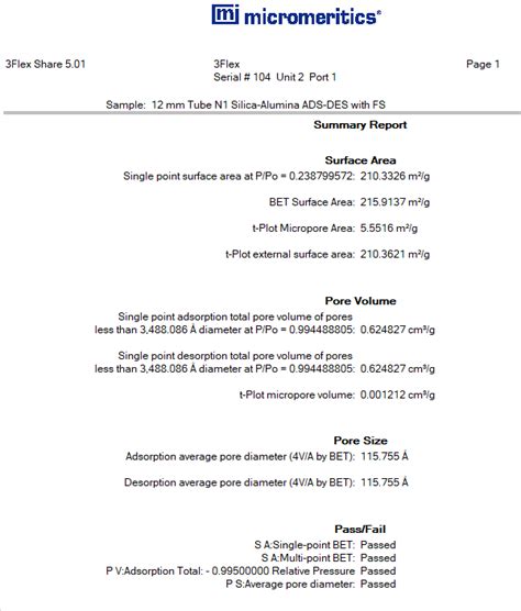 Micromeritics 3flex Materials Characterization Lab