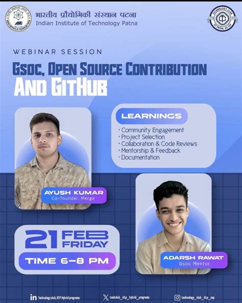 opensource gsoc github iitpatna technologyclub learning