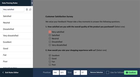 Extract Checkbox Data With Smart Checkboxes Docparser
