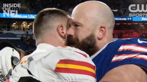 Mics Caught Travis Kelces Classy Message To Former Teammate After