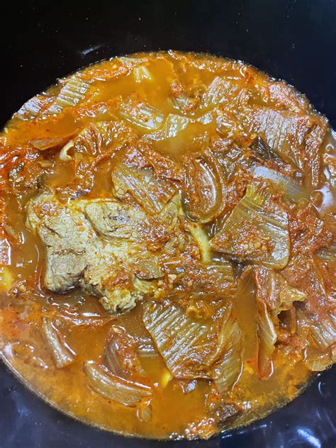통 목살 돼지고기 김치찜 만들기