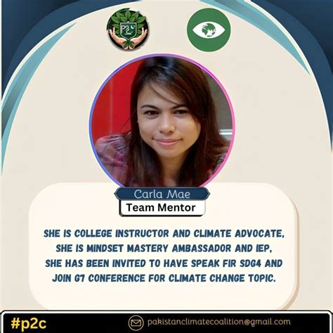 pakistan climate coalition on linkedin 🌿 welcome carla mae 🌍 we re