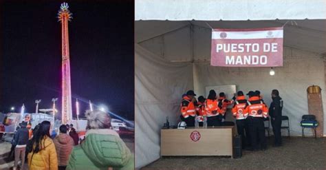 Quedan atrapadas 11 personas en juego mecánico de la Feria de Tizayuca