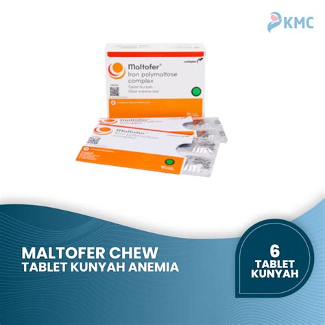Jual Maltofer Chewy Strip Maltofer Tablet Kunyah 6 Tablet Obat