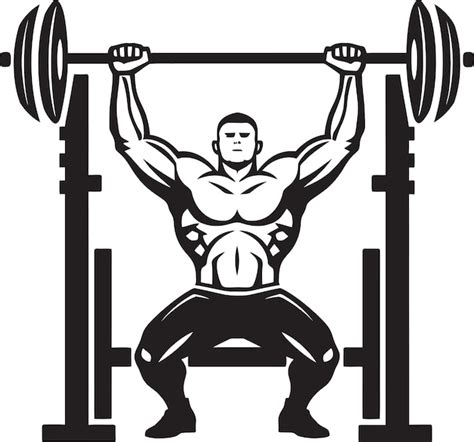 Premium Vector A Man Lifting A Barbell With The Words Quot