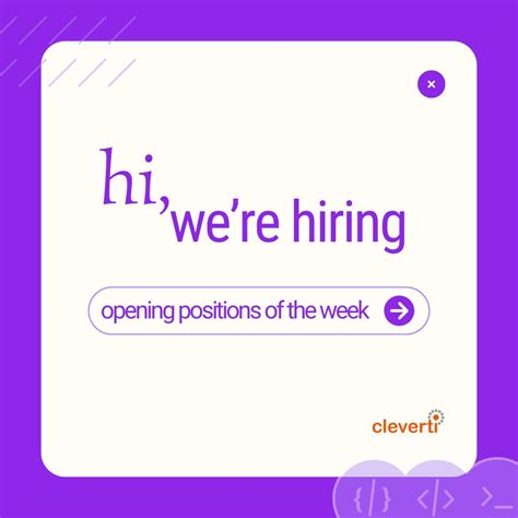Cleverti On Linkedin Techjobs Opportunity Cleverti Cleverticareers