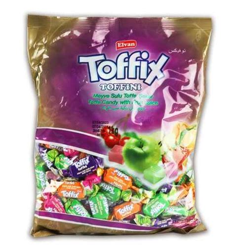 Toffix Toffini Mix Şeker 1000 Gr 1 Poşet Yumuşak Şeker Elvan