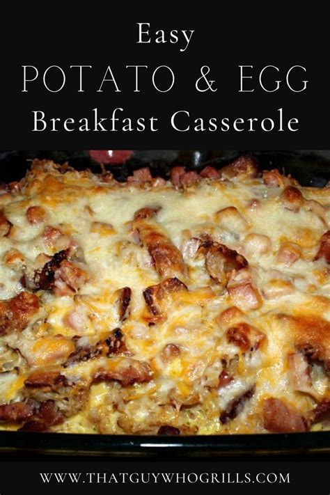 Easy Potato And Egg Breakfast Casserole Baked Breakfast Recipes Potato