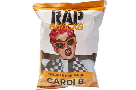 Rap Snacks Cardi B Chips Cheddar Bbq 28g