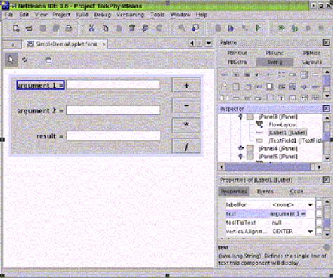 using the physbeans toolkit to construct applets for physics simulation