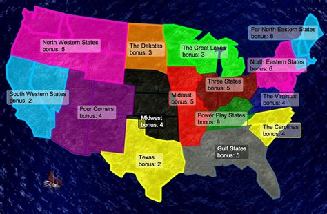 Map Of Lower 48 United States Free Printable Map