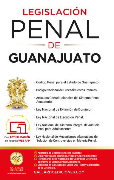 Legislación Esencial Penal De Guanajuato 2024 Grupo Corporativo Ludp