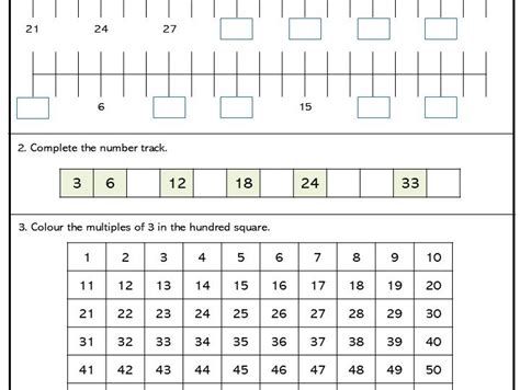Multiples Of 3 With Increased Challenges Teaching Resources