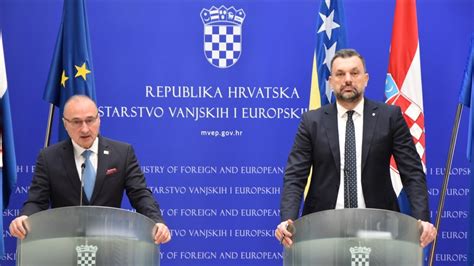 Šefovi diplomatije Neće biti tvrđave između Hrvatske i BiH bez obzira na Schengen