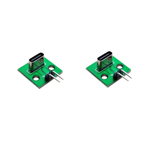 Usb C Circuit Board Female Breakout Pcb With Right Angle Pins • Mktechnic