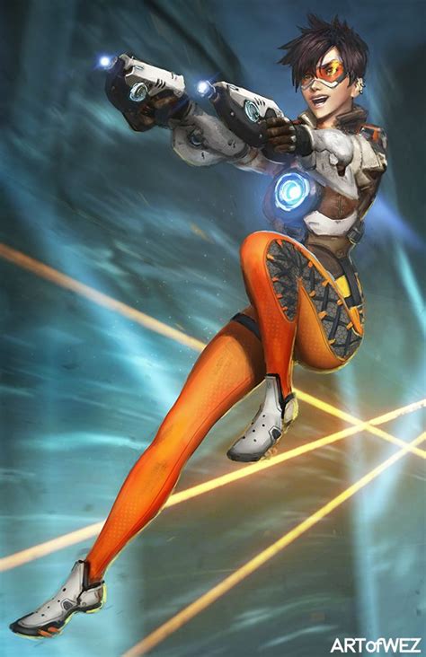 Overwatch Tracer By W E Z Deviantart On DeviantArt More At