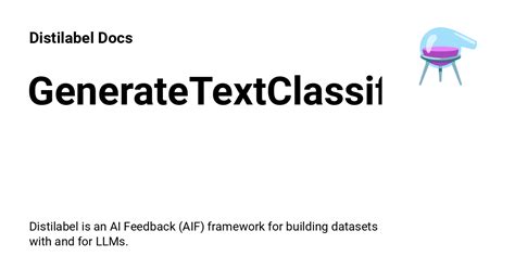 Generatetextclassificationdata Distilabel Docs