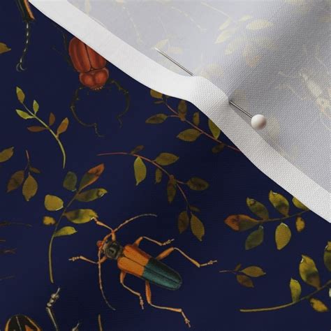 Nostalgic Retro Bugs Bugs Fabric Fabric Spoonflower