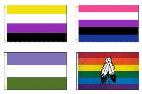 Rainbow Pride Non Binary Flags El Cheapo Flag Store