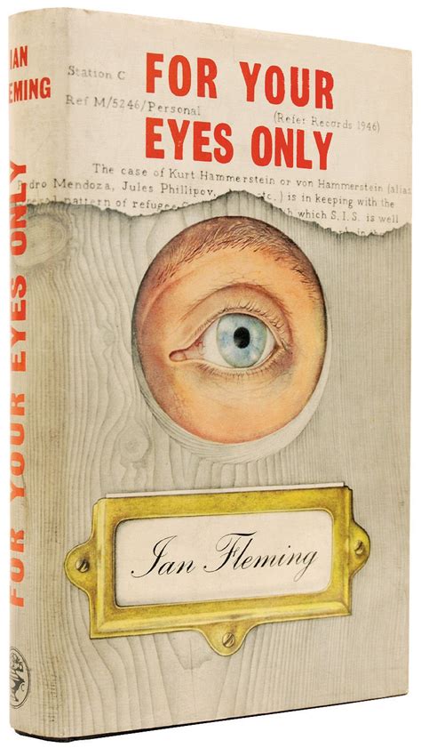 For Your Eyes Only Ian Fleming James Bond Books James Bond Ian