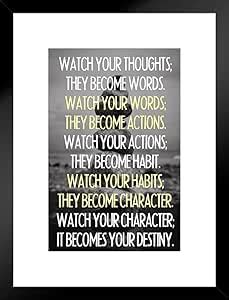 Amazon Watch Your Thoughts Buddha Stone Pile Photo Tranquil Quote
